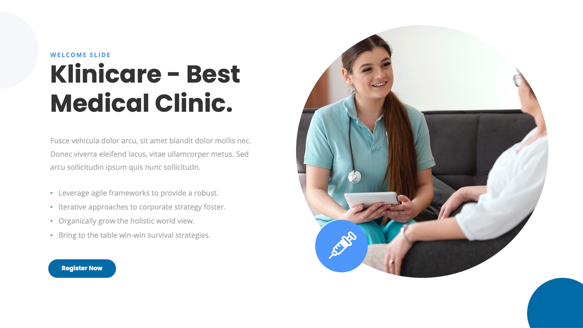 KLINICARE - Medical Clinic & Health Care Keynote Template, Presentation ...