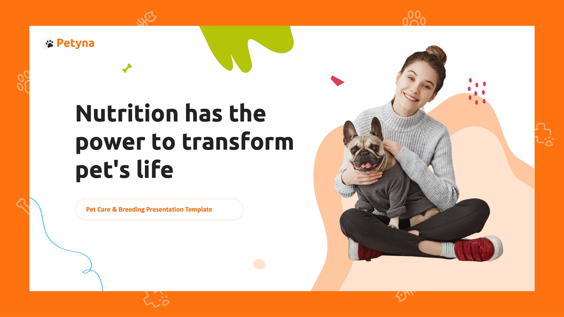 PETYNA - Pet Care & Breeding Powerpoint Template, Presentation Templates