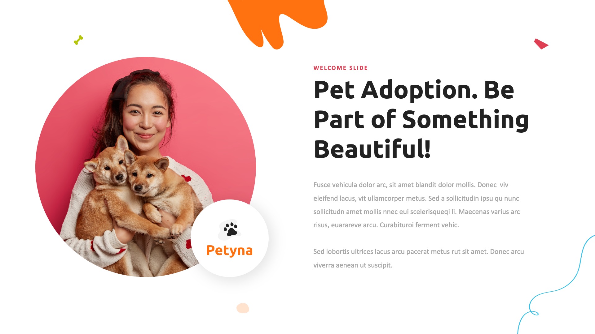 PETYNA - Pet Care & Breeding Powerpoint Template, Presentation Templates