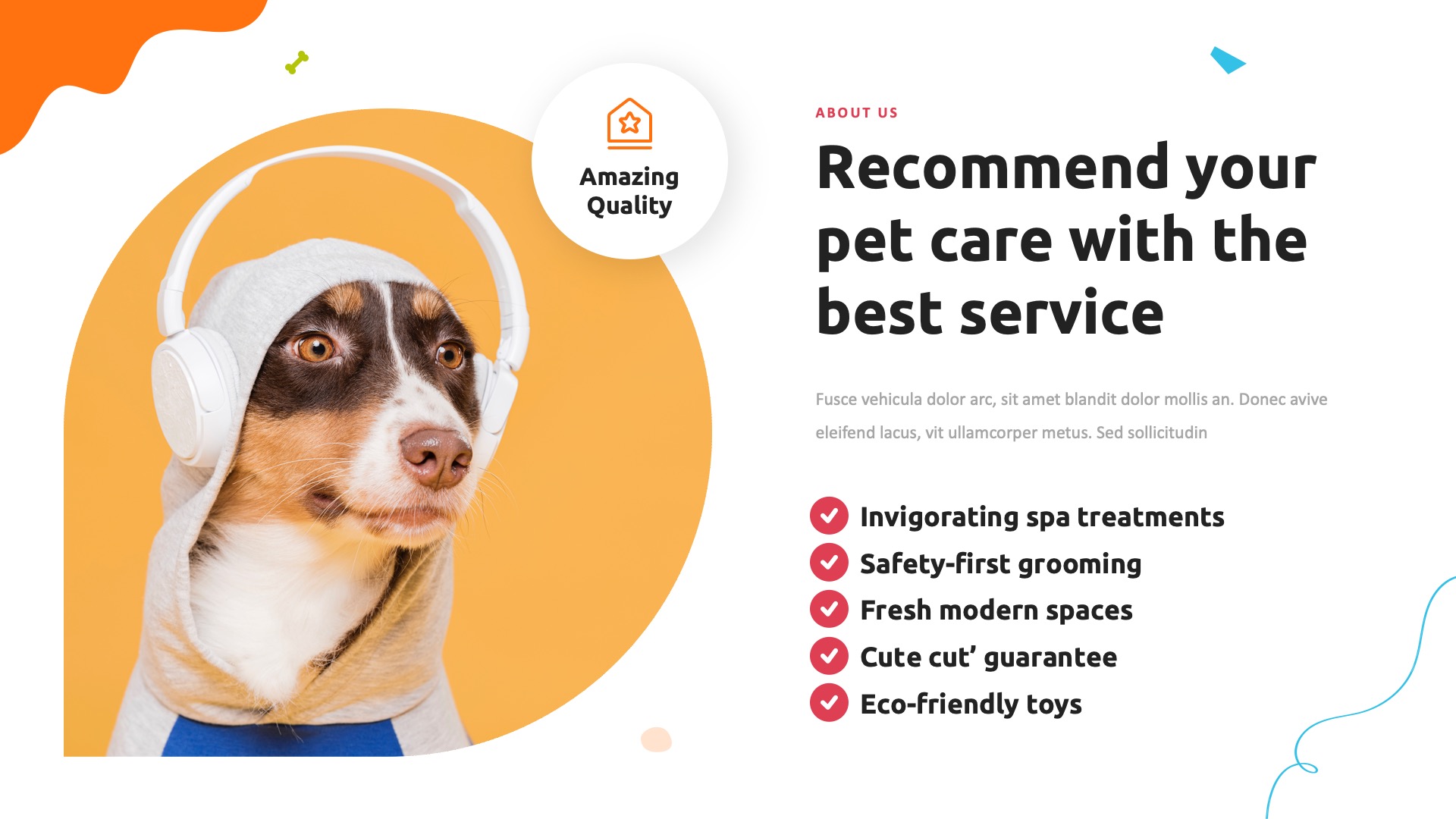 PETYNA - Pet Care & Breeding Powerpoint Template, Presentation Templates