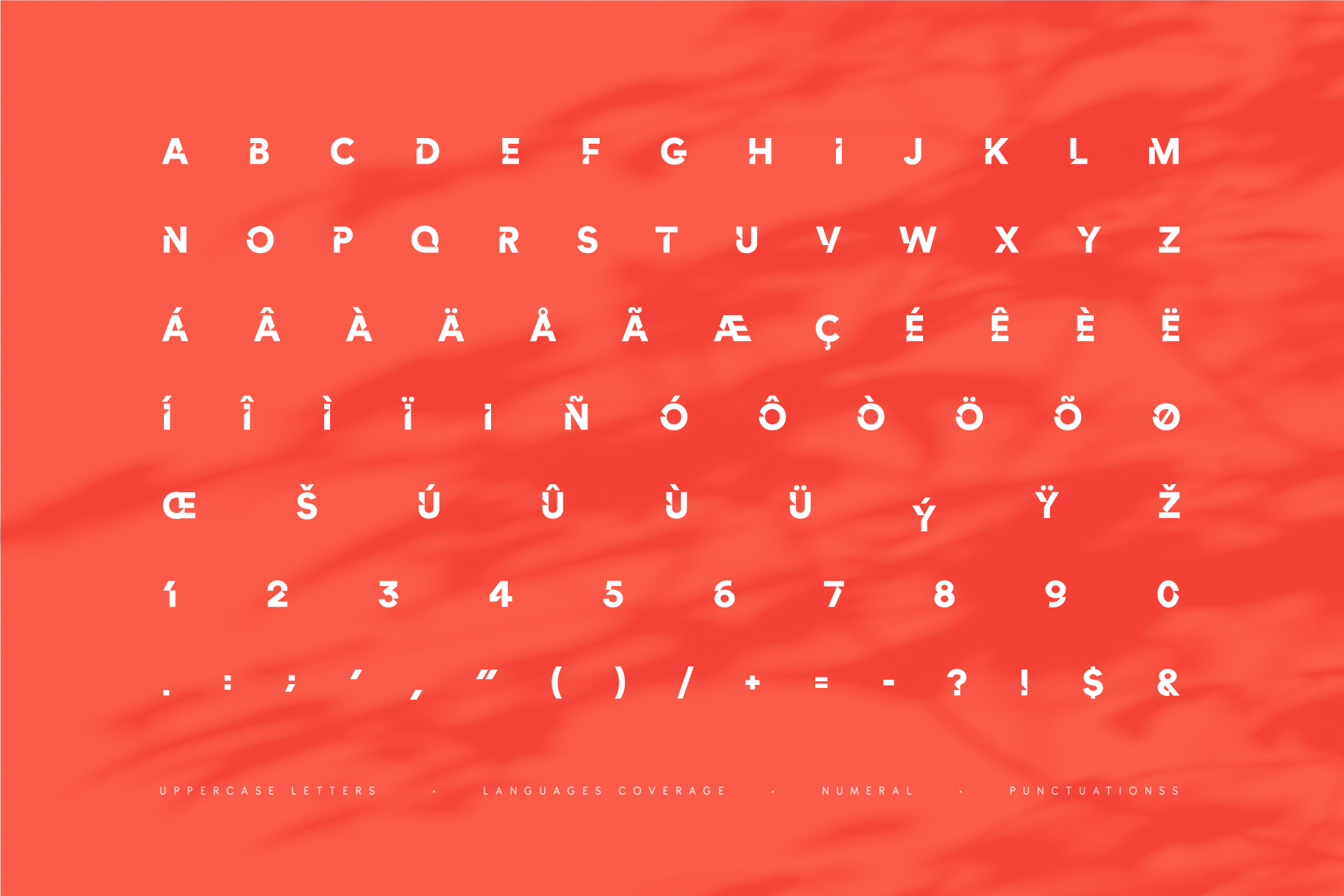 Geometric Cut Angles Font, Fonts | GraphicRiver