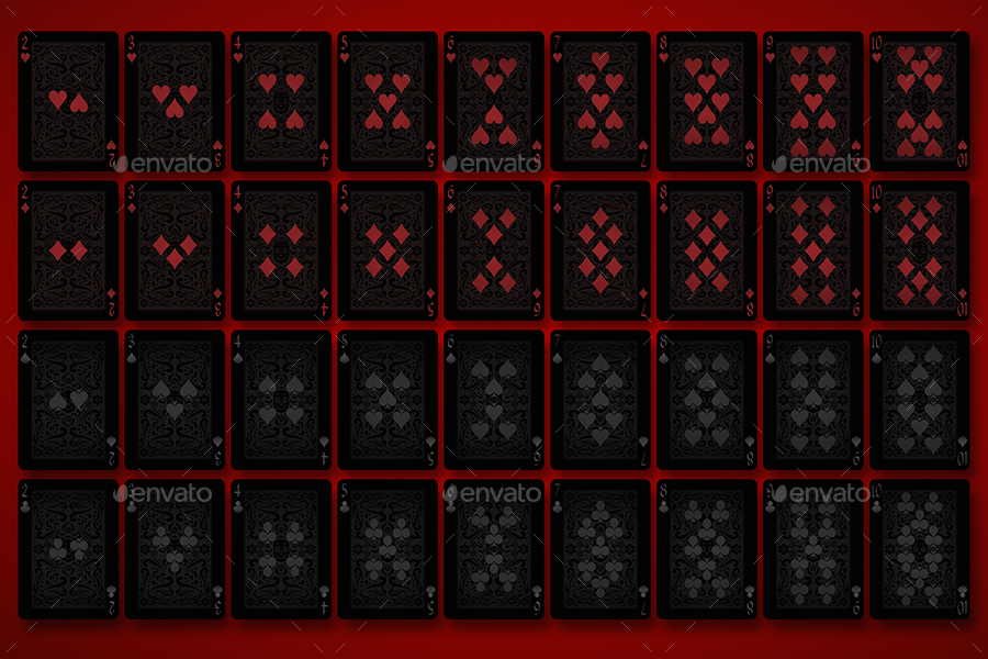 Styled Playing Card Deck, Game Assets | GraphicRiver