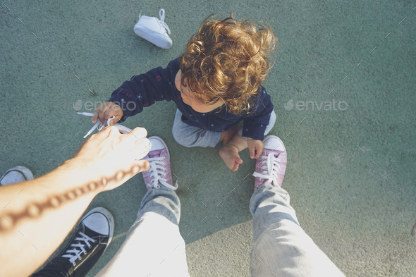 First person view of a baby from mom eyes Stock Photo by nanihta ...