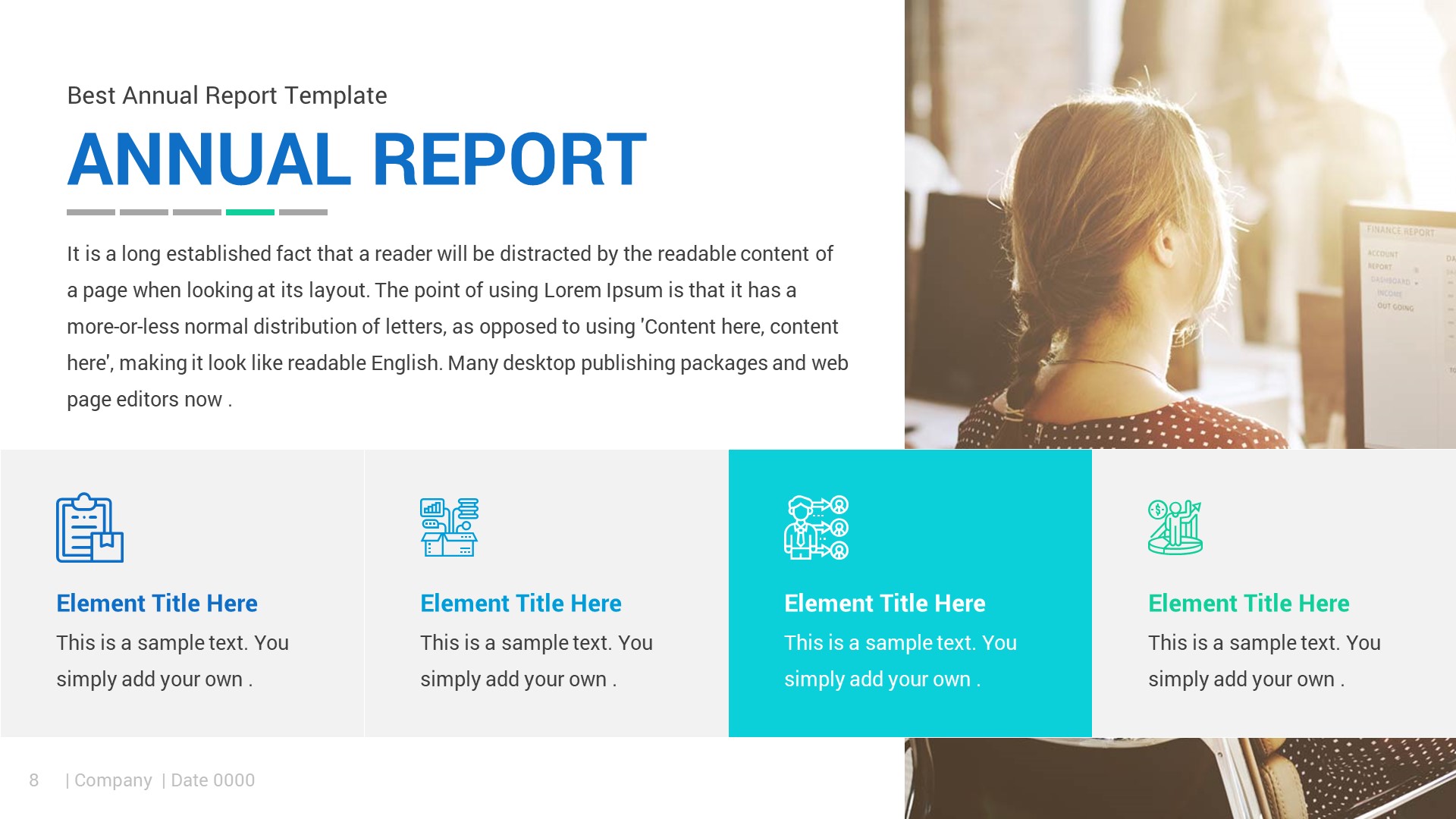 Annual Report PowerPoint Presentation Template, Presentation Templates