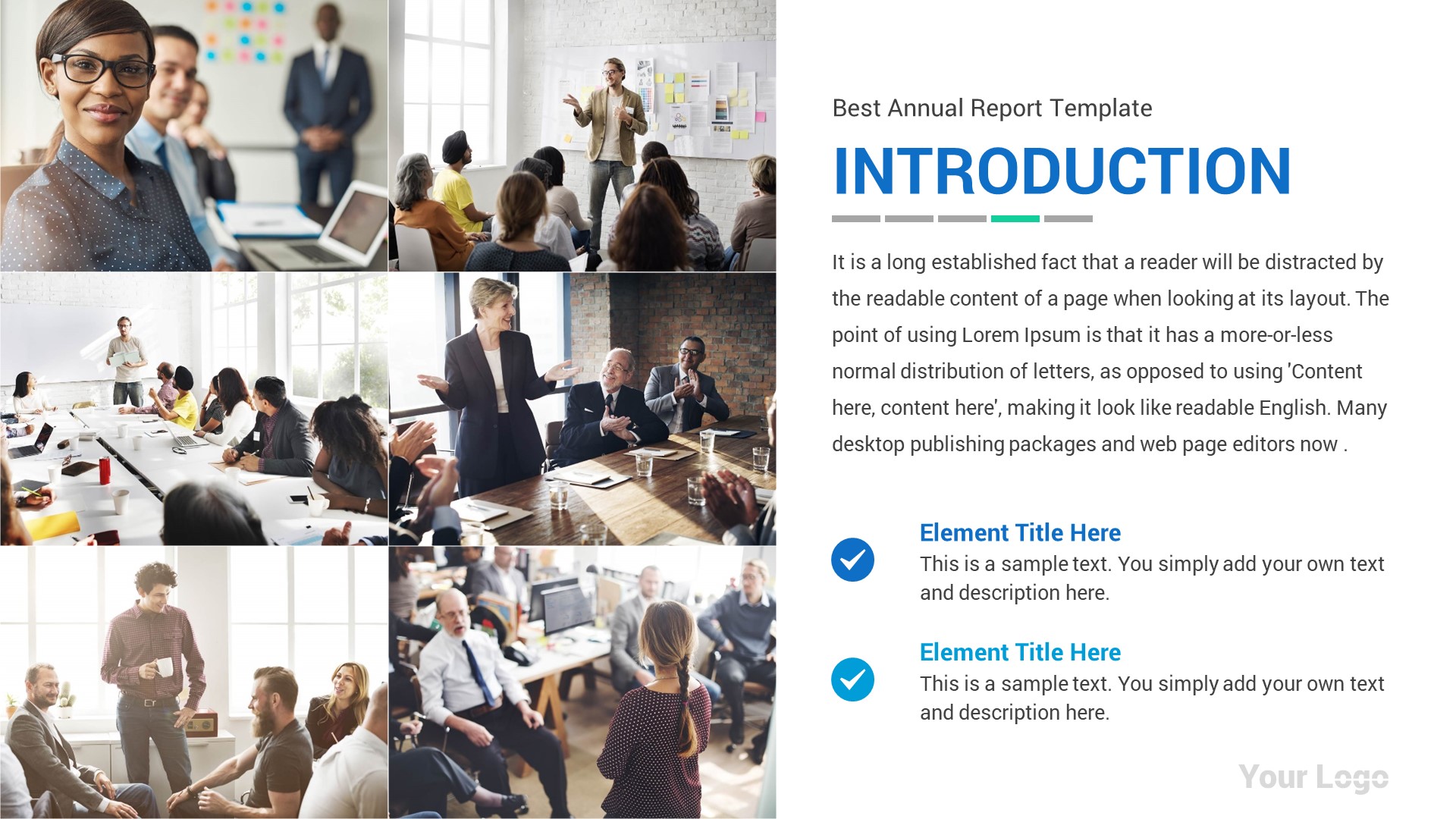 Annual Report PowerPoint Presentation Template, Presentation Templates