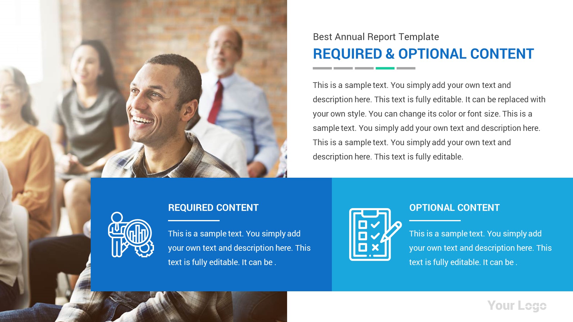 Annual Report PowerPoint Presentation Template, Presentation Templates
