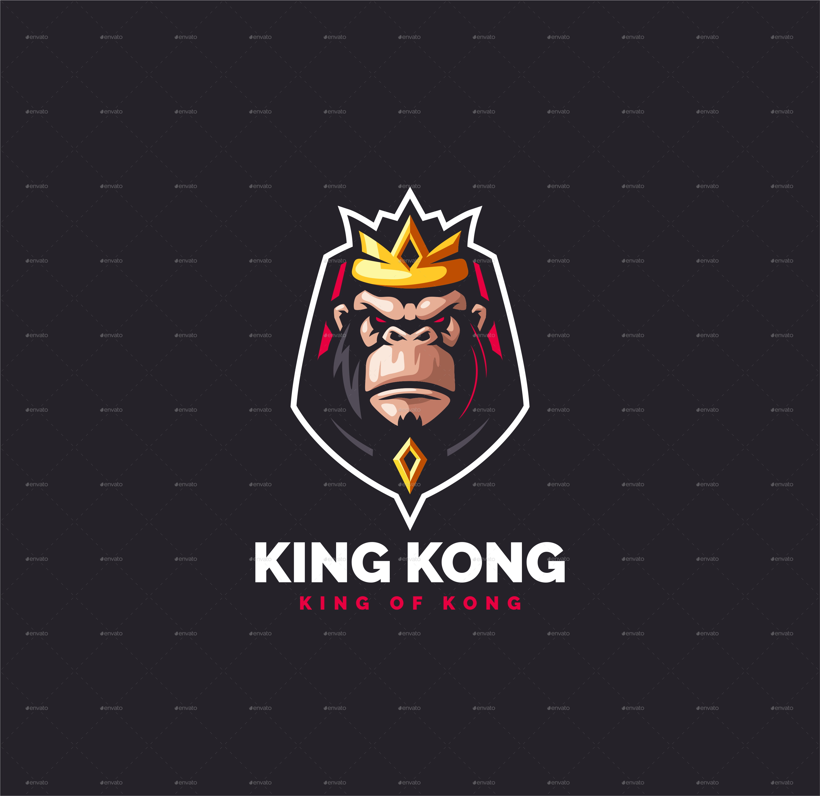 King Kong Logo, Logo Templates | GraphicRiver