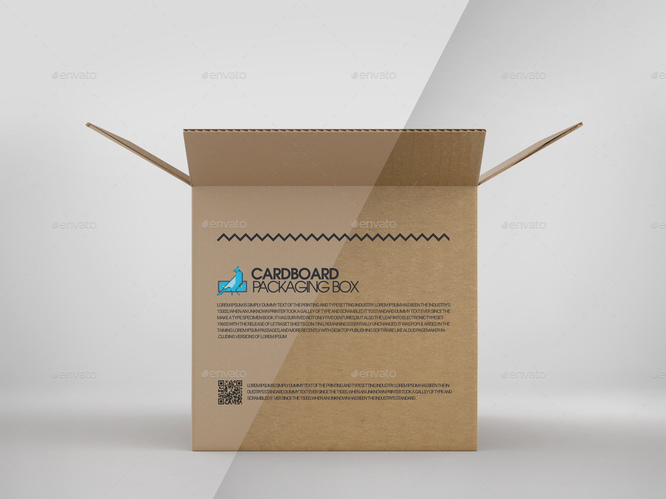 Cardboard Packaging Box Mockup, Graphics | GraphicRiver