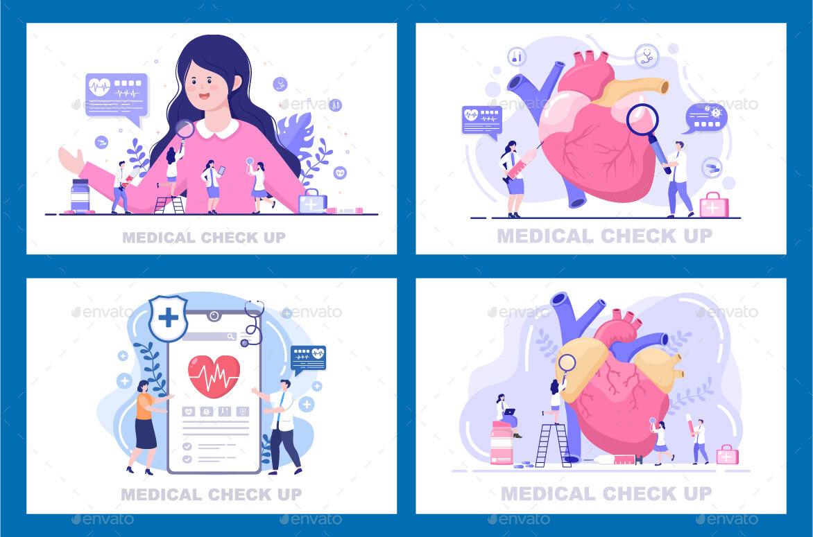 15 Medical Health Check up Background, Vectors | GraphicRiver