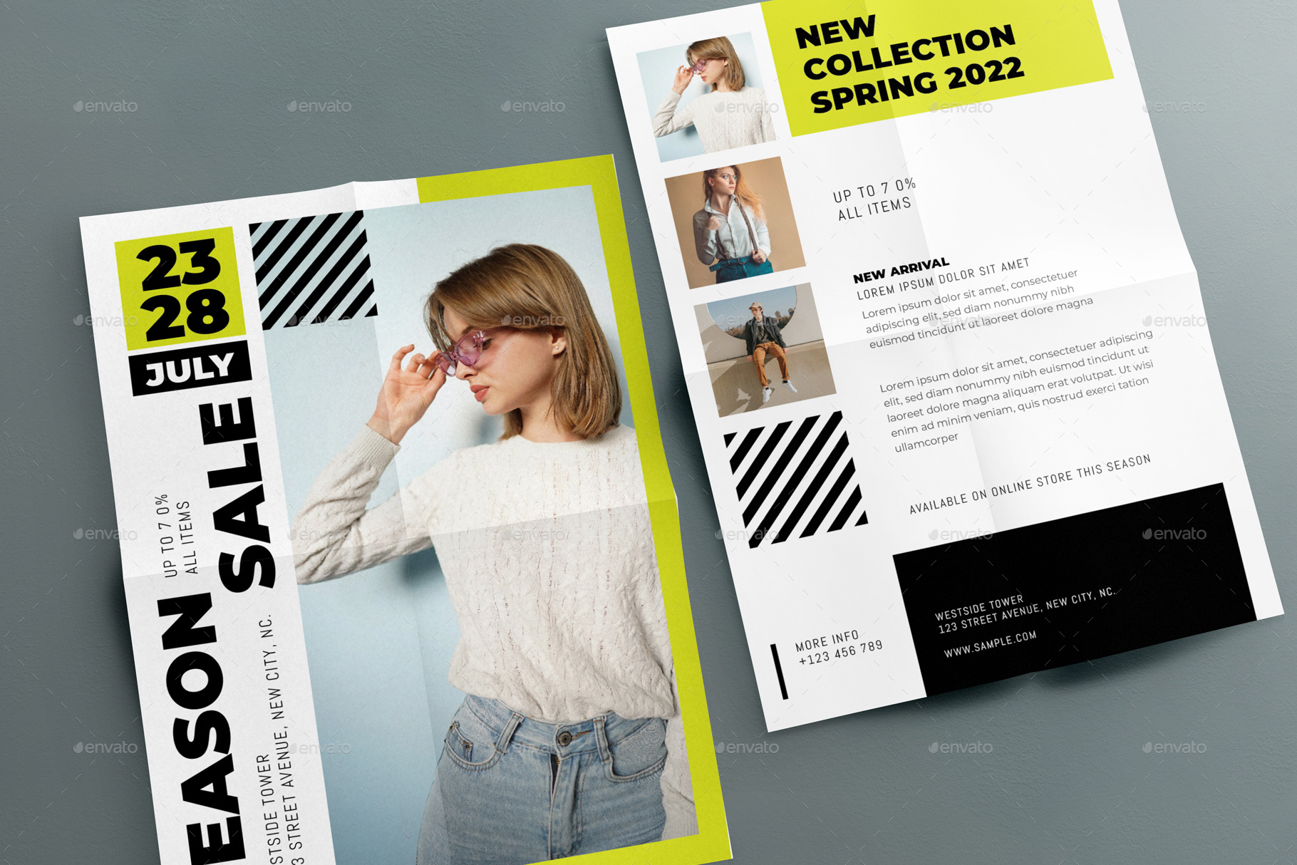 Season Sale Flyer Template, Print Templates | GraphicRiver