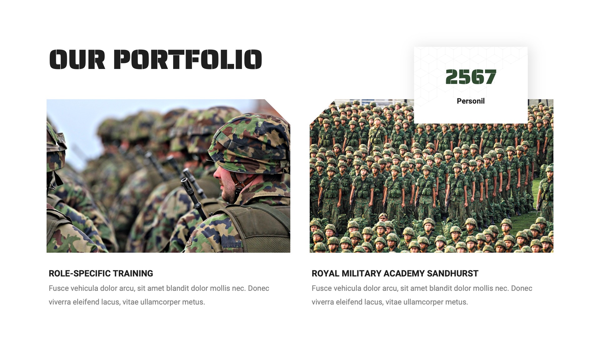 ARMORY - Military Education & Training Powerpoint Template ...