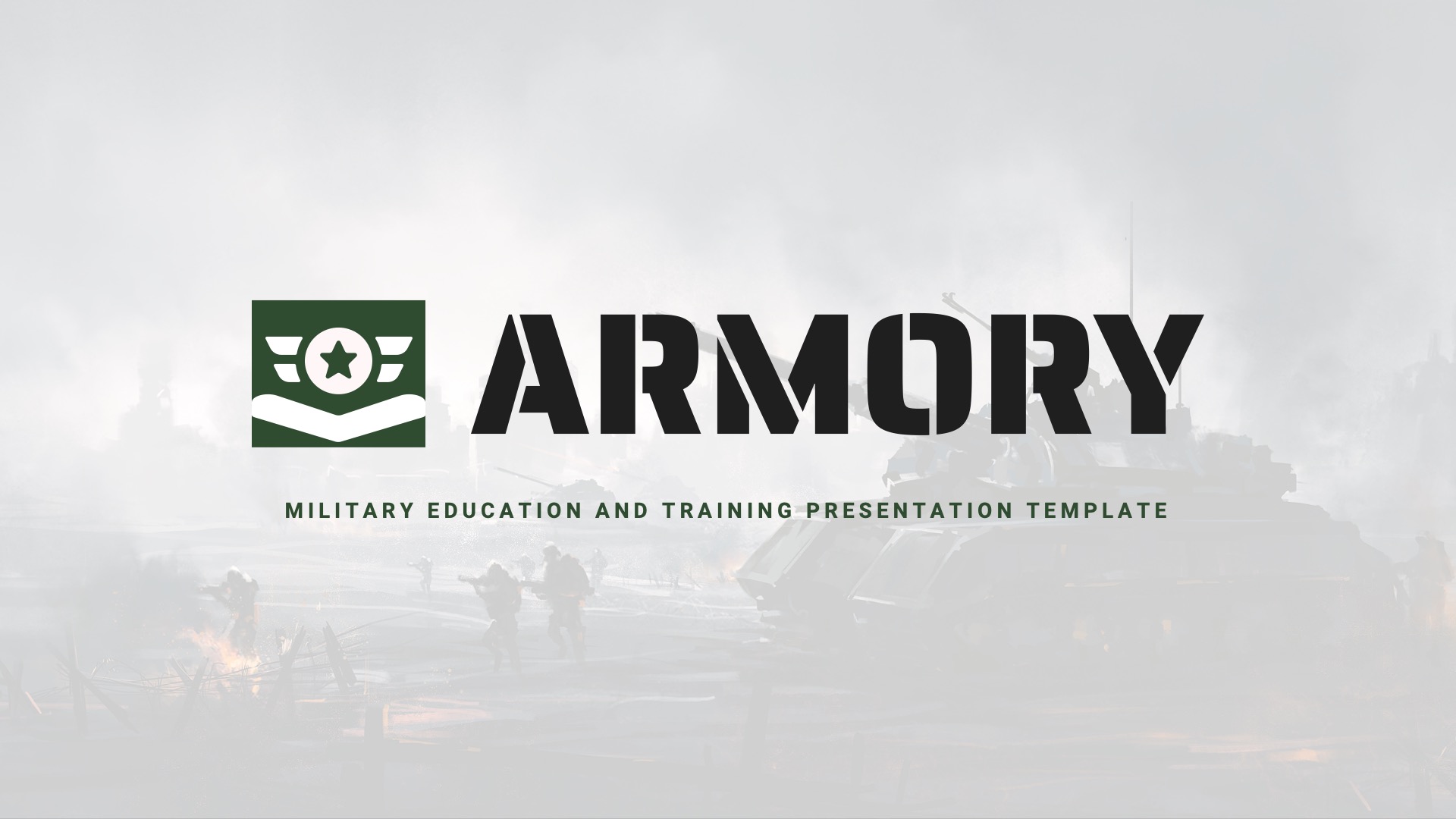 ARMORY - Military Education & Training Google Slides Template ...