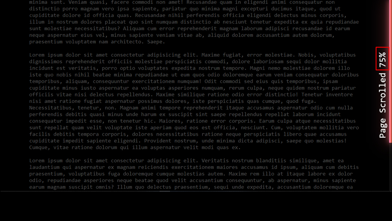 Creative Page Scroll Progress Bar by romincomputer | CodeCanyon