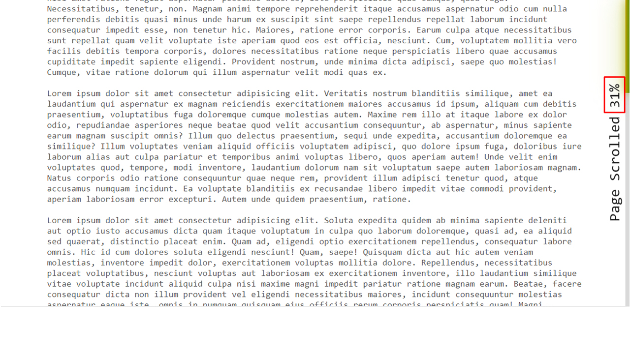 Creative Page Scroll Progress Bar by romincomputer | CodeCanyon