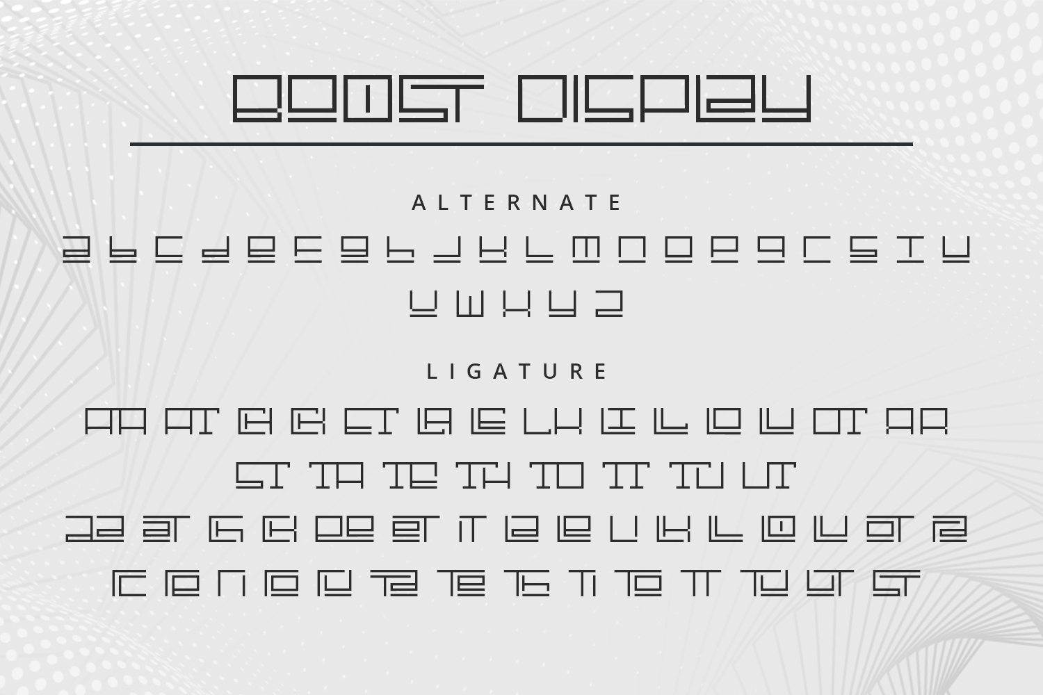 Boost Display - Luxury Display Font, Fonts | GraphicRiver