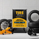 Tire Shop Poster Mockup, Graphics | GraphicRiver