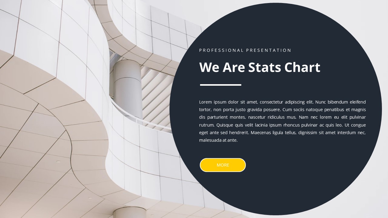 Stats Chart Google Slides Template by loveishkalsi | GraphicRiver