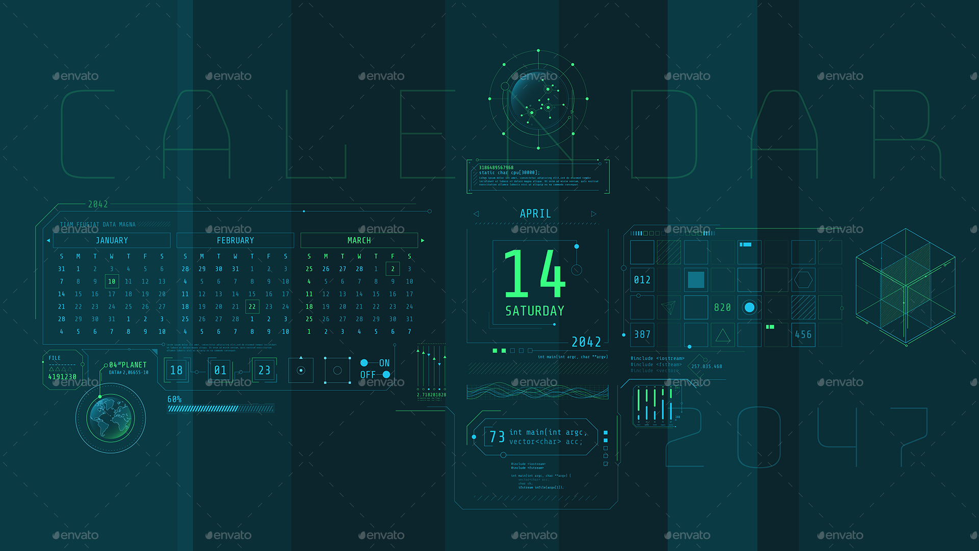 HUD Pro Infographic Elements, Infographics | GraphicRiver