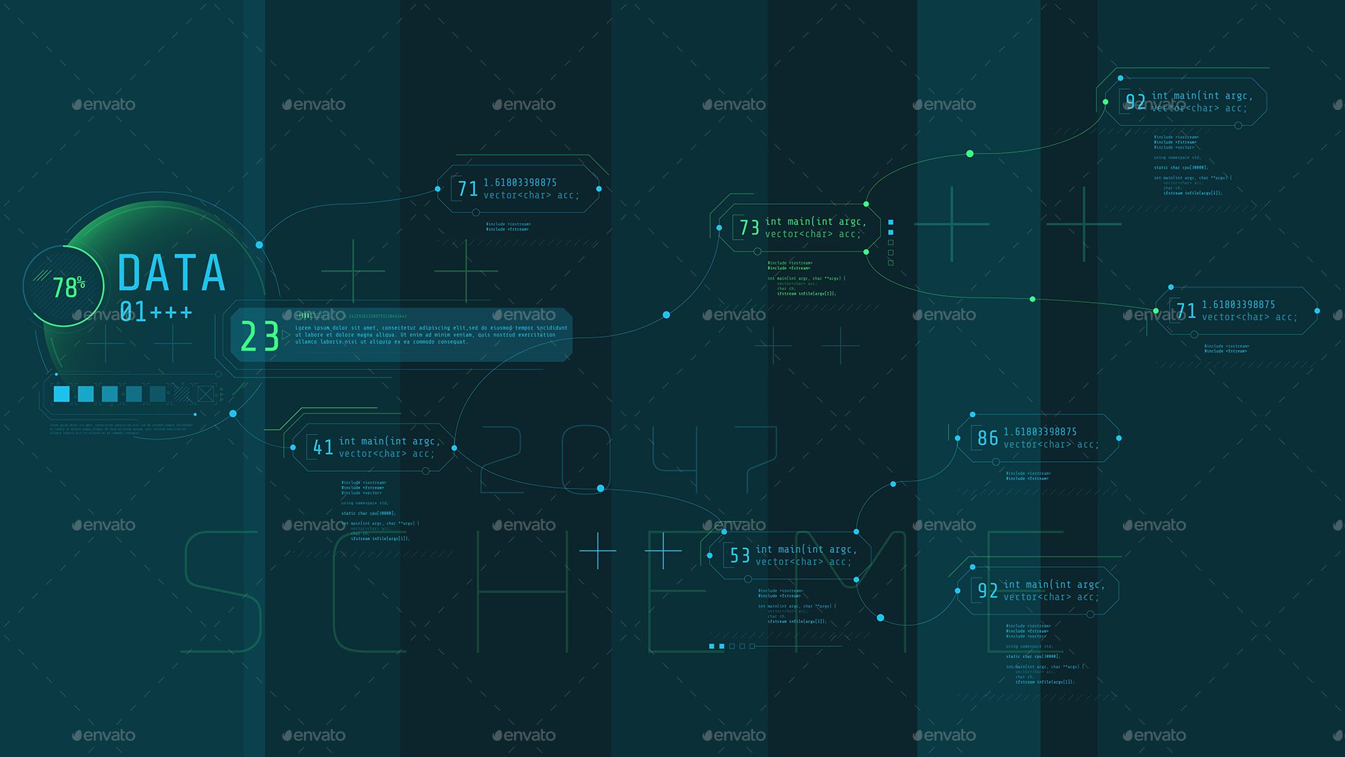 HUD Pro Infographic Elements, Infographics | GraphicRiver