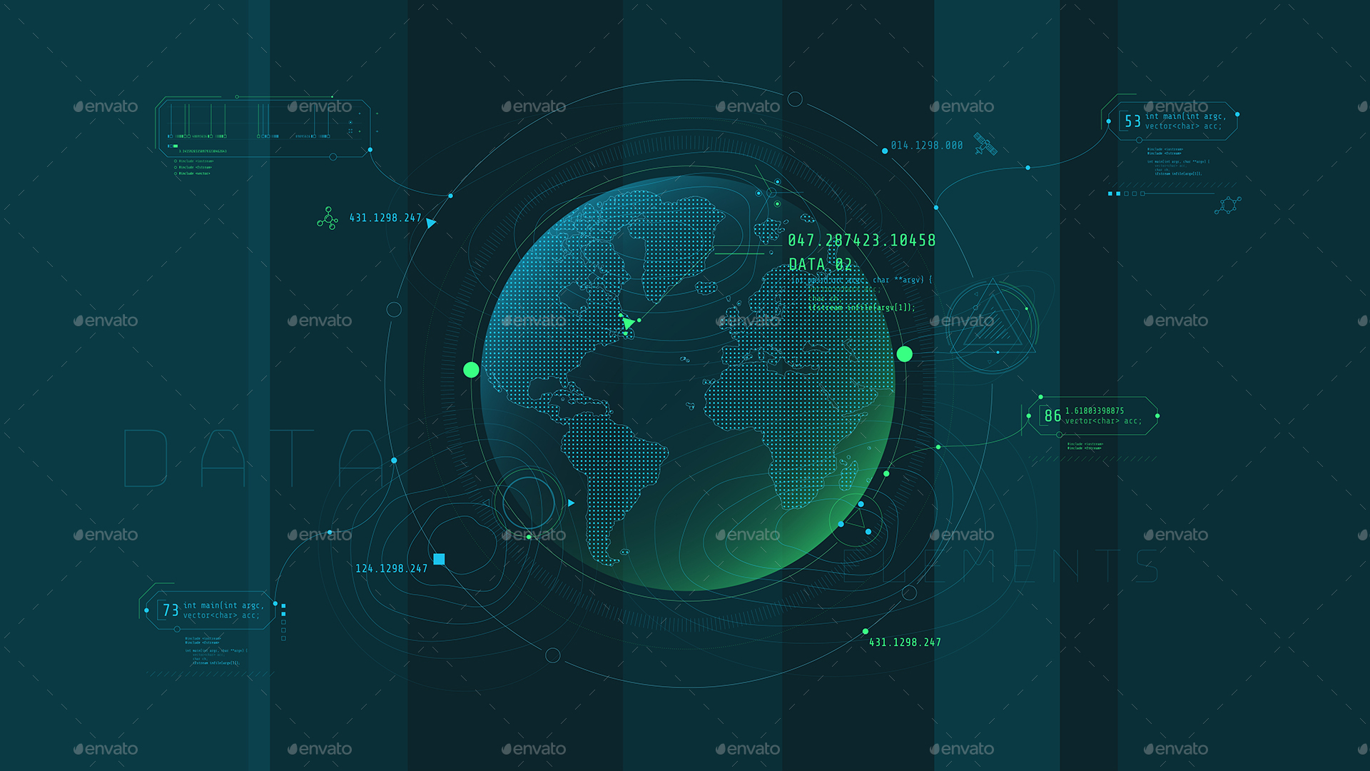HUD Pro Infographic Elements, Infographics | GraphicRiver