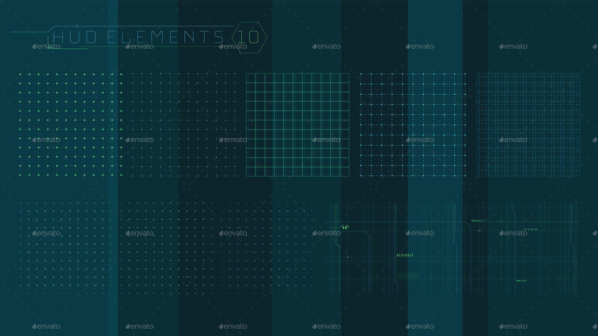 HUD Pro Infographic Elements, Infographics | GraphicRiver
