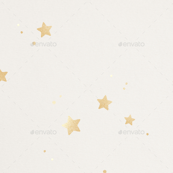 Beige background with gold stars pattern Stock Photo by Rawpixel ...