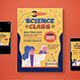 Science Class Flyer Set, Print Templates | GraphicRiver