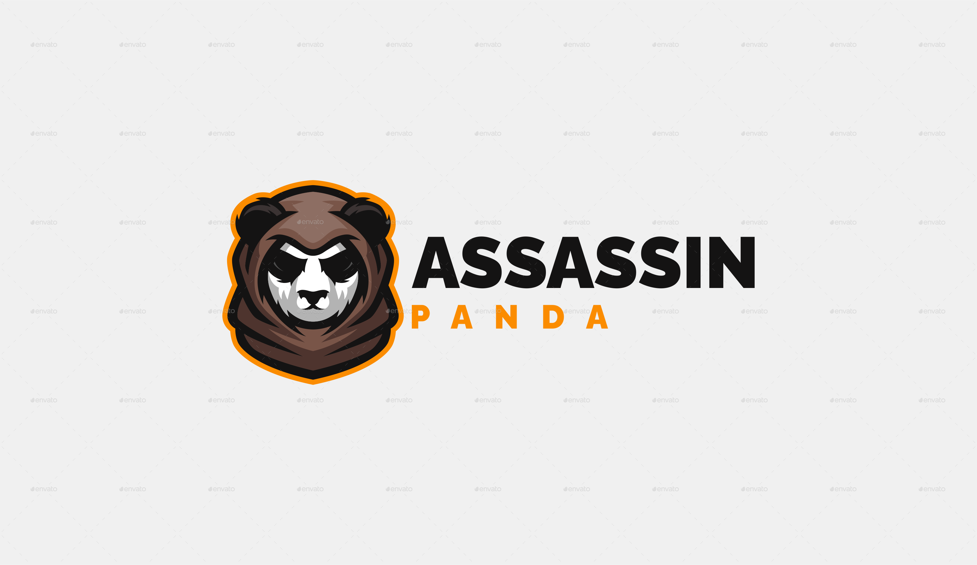 Panda Assassin Logo, Logo Templates | GraphicRiver