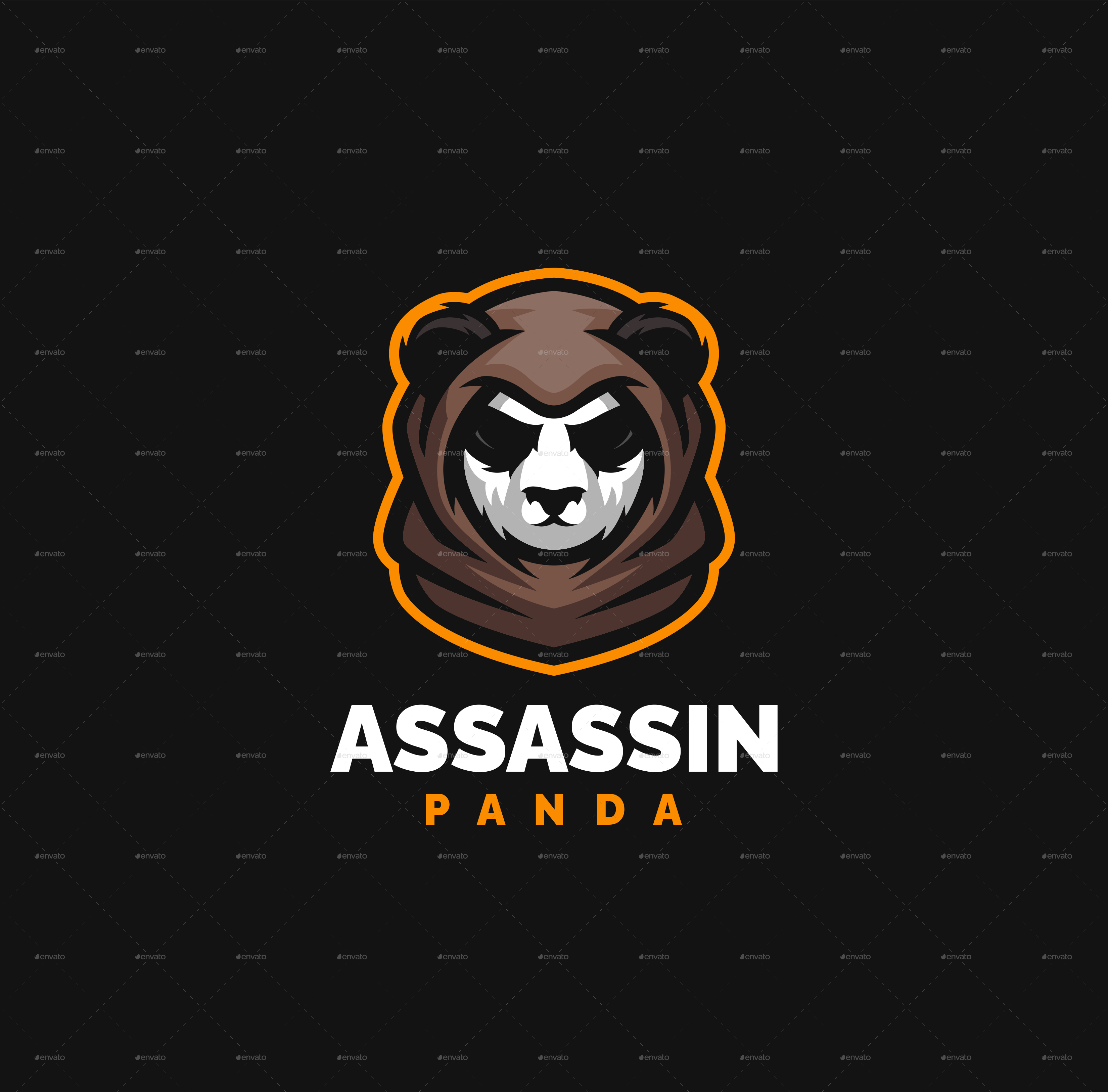 Panda Assassin Logo, Logo Templates | GraphicRiver