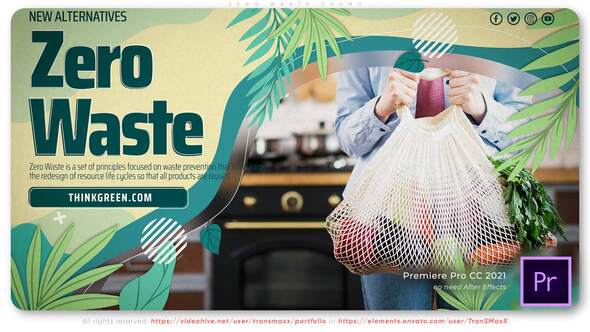 Zero Waste Promo, Premiere Pro Templates | VideoHive