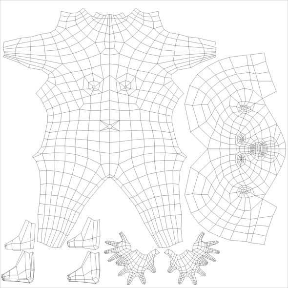 base mesh female by gazisohan | 3DOcean