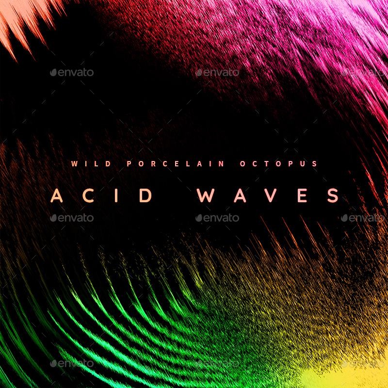 Acid Waves – Music Album Cover Artwork Template, Web Elements ...