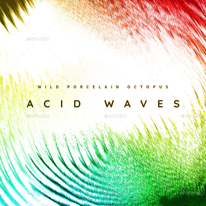 Acid Waves – Music Album Cover Artwork Template, Web Elements ...
