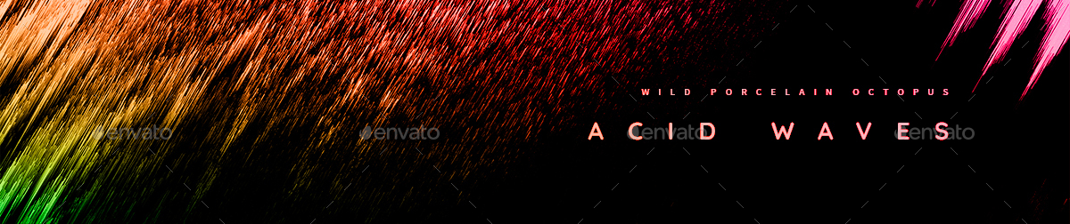 Acid Waves – Music Album Cover Artwork Template, Web Elements ...