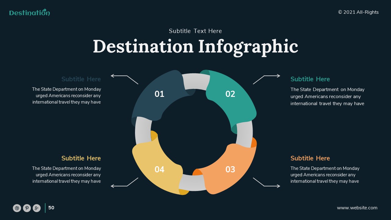 Destination - Travelling Presentation Template, Presentation Templates