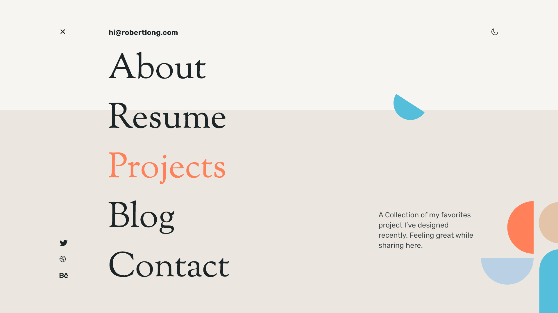 OBER - Resume CV Landing Page XD Template by webduck | ThemeForest