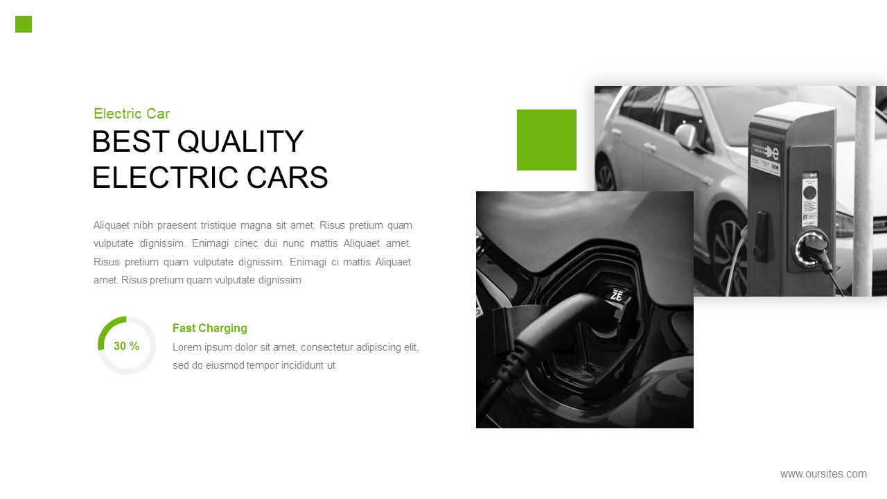 Electric Car Powerpoint Template Presentation, Presentation Templates