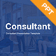 Consultant - Finance & Consulting Presentation PowerPoint Template ...