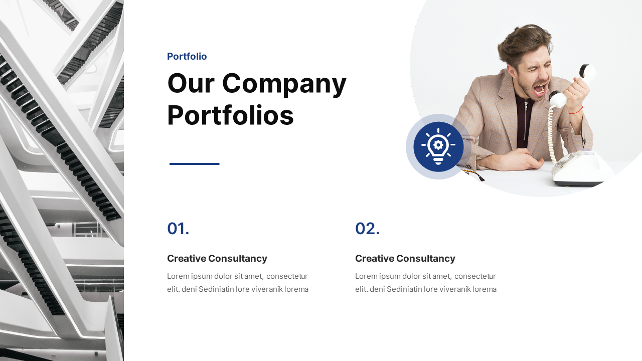 Consultant - Finance & Consulting Presentation PowerPoint Template ...