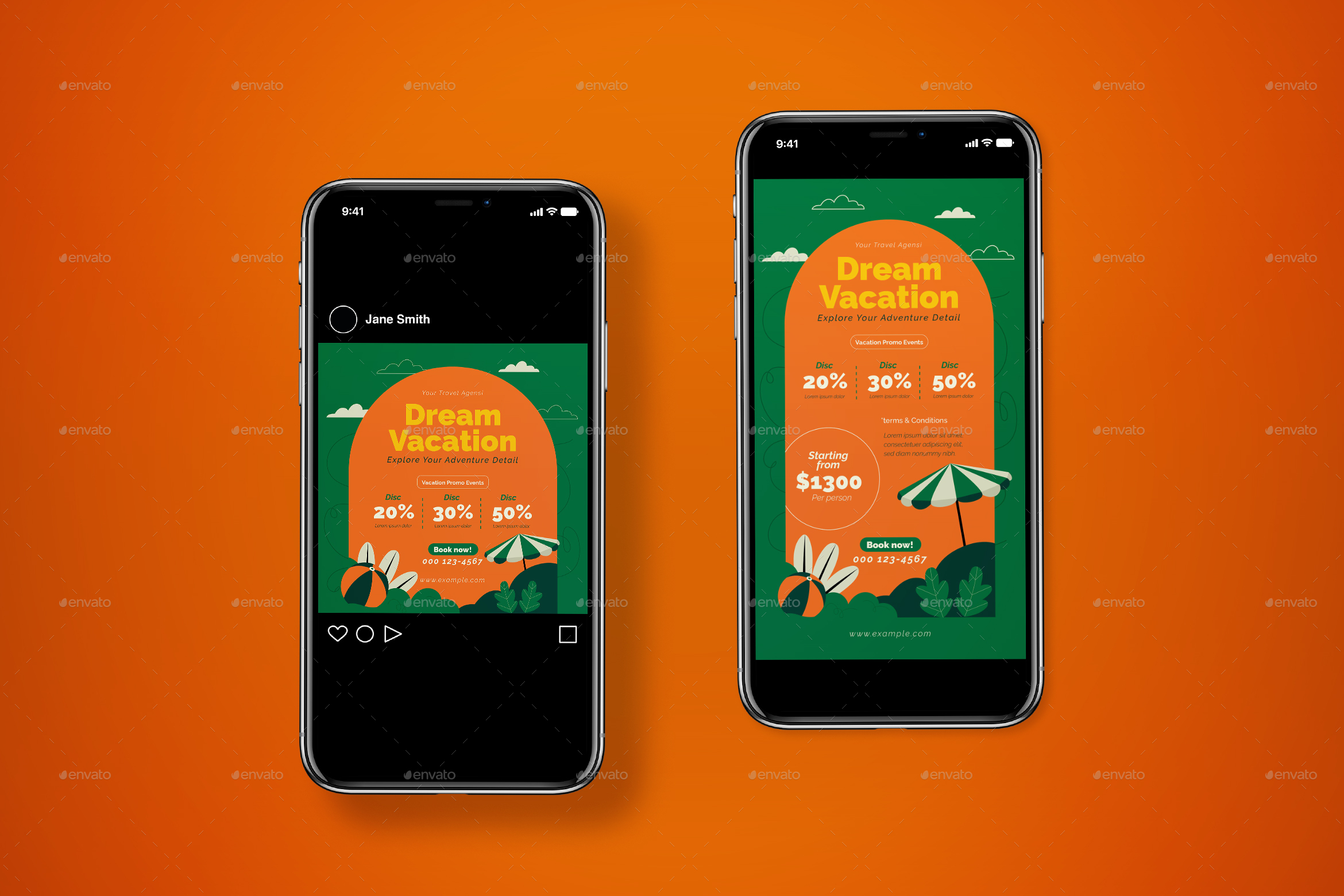 Vacation Promo Flyer Set, Print Templates | GraphicRiver