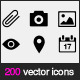 200 Vector Icons, Icons | GraphicRiver