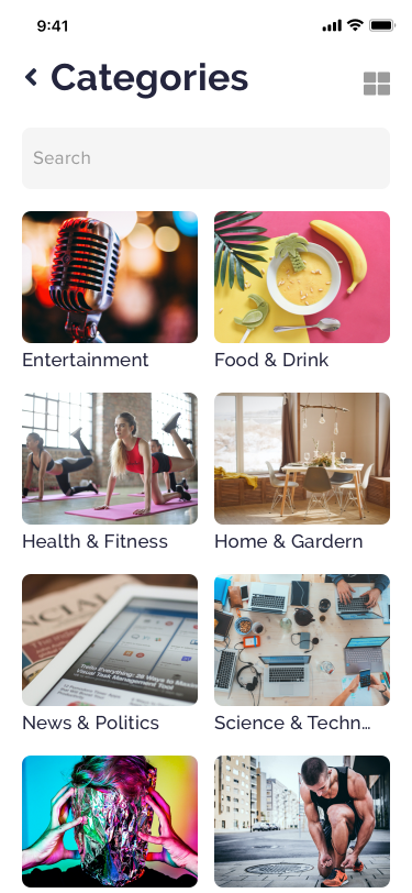 Mazi - mobile React Native UI KIT Elements by PassionUI | CodeCanyon