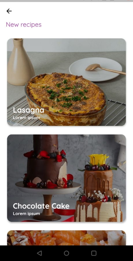 Food Recipes App UI Kit - Flutter by hareralabs | CodeCanyon