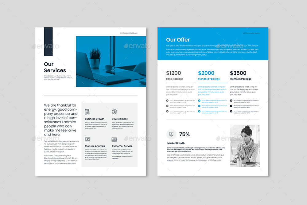 Corporate Ebook Template, ePublishing | GraphicRiver