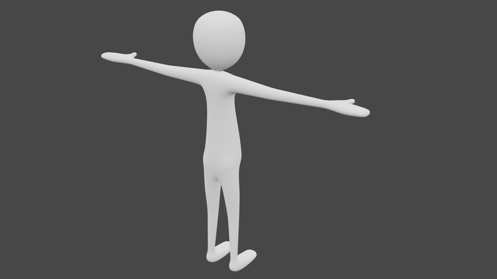 Stick Man 3D Model Base Mesh by DeveCity | 3DOcean