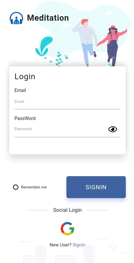 Meditation App - Flutter App Relaxation & Meditation Music Application ...