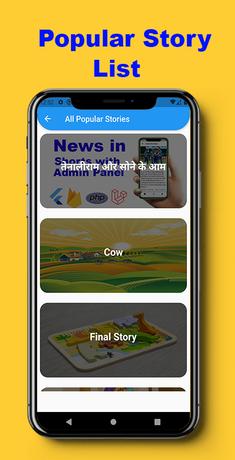 Multipurpose Flutter story app with Admin Panel by DizitalTrends ...
