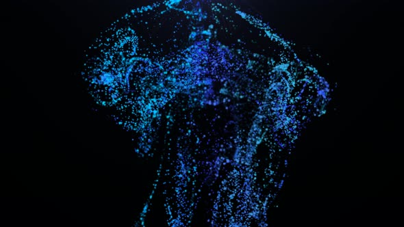 Slow Motion Particles Animation 4K, Motion Graphics | VideoHive