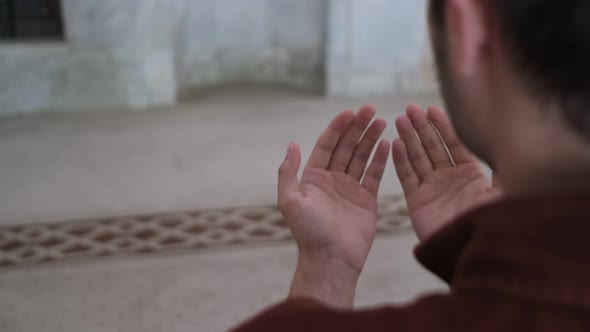 Praying With Open Palms, Stock Footage | VideoHive