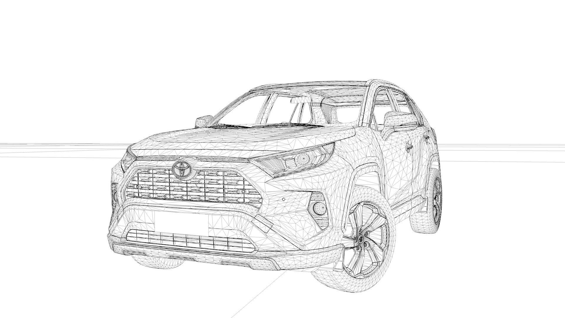 2021 Toyota RAV4 Hybrid by EA09studio | 3DOcean